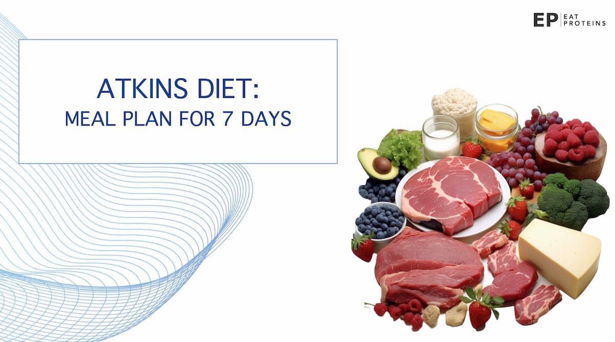 Atkins Meal Plan For 7 Days Atkins Meal Plan For 7 Days