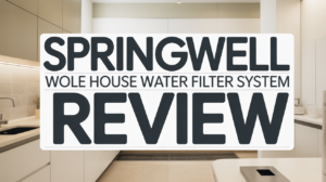 SpringWell Whole House Water Filter System Review: Worth It?