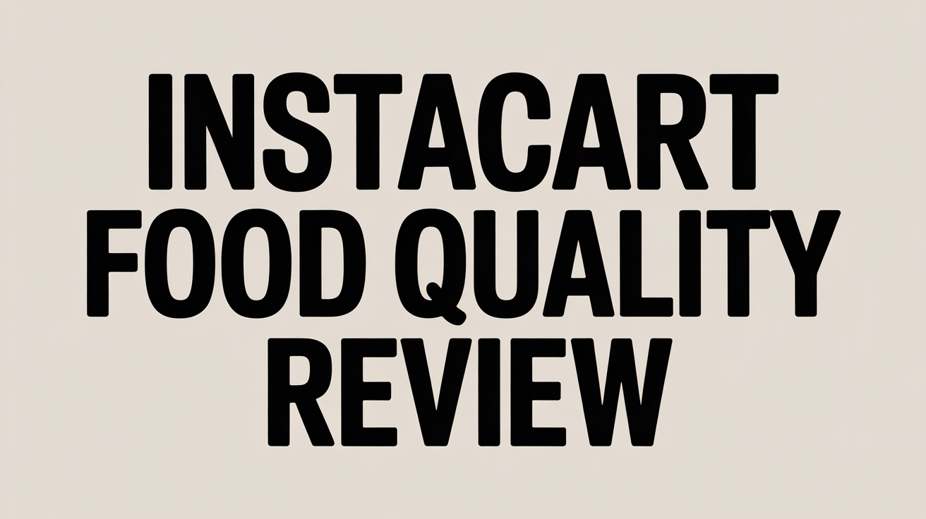 Instacart Food Quality Review: Is It Worth It?